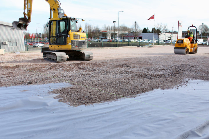 Terram 1000 Geotextile Membrane – 4.5m x 100m Roll - Root Barrier Store