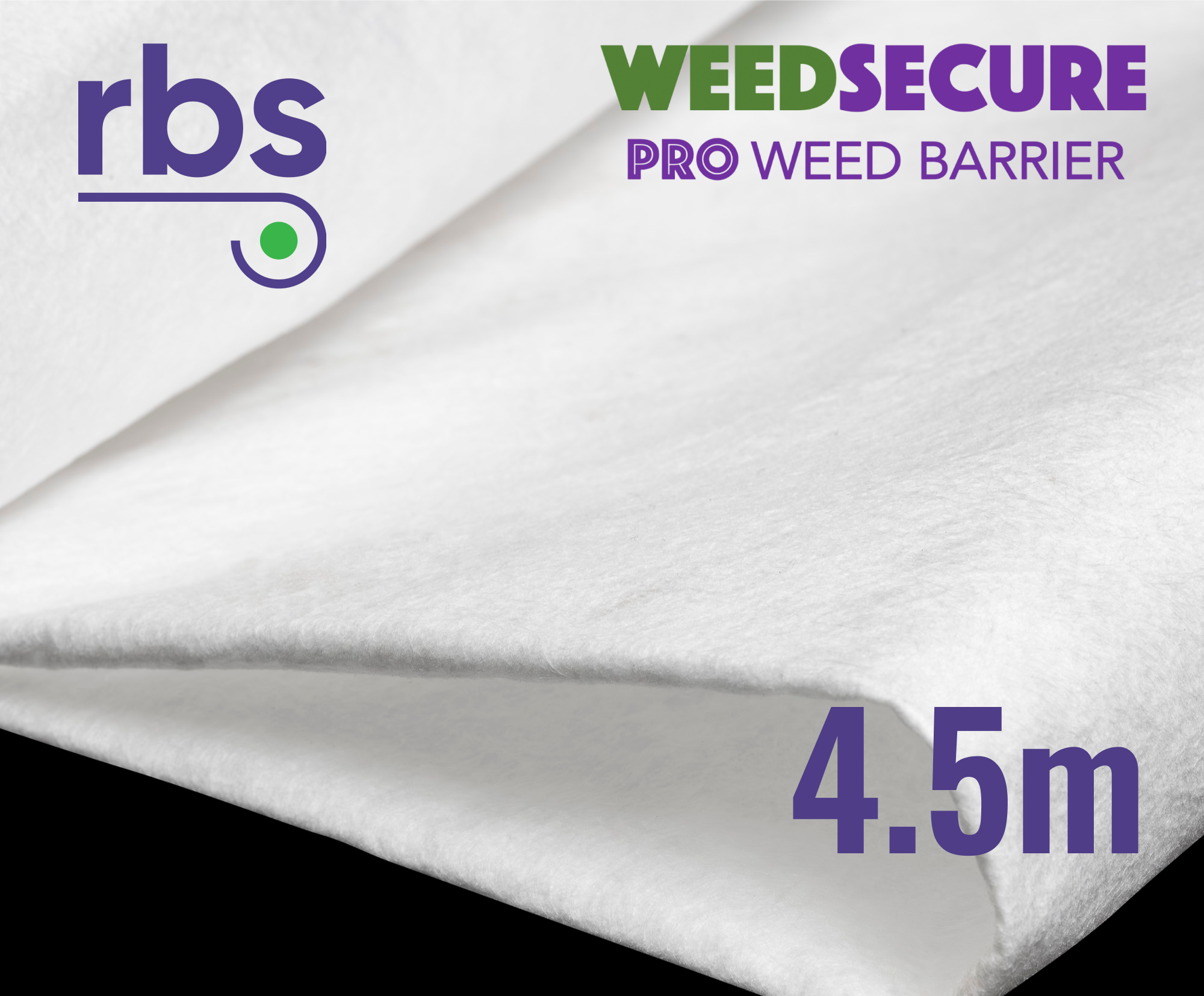 WeedSecure - heavy duty weed membrane - 4.5m Width - Root Barrier Store
